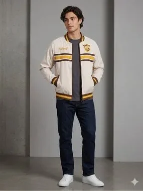 Warner Bros. | Jackets & Coats | Warner Bros Harry Potter Hufflepuff ...